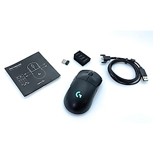 Logitech G PRO Wireless Gaming Mouse, German Packaging Version, PC/Mac - Black