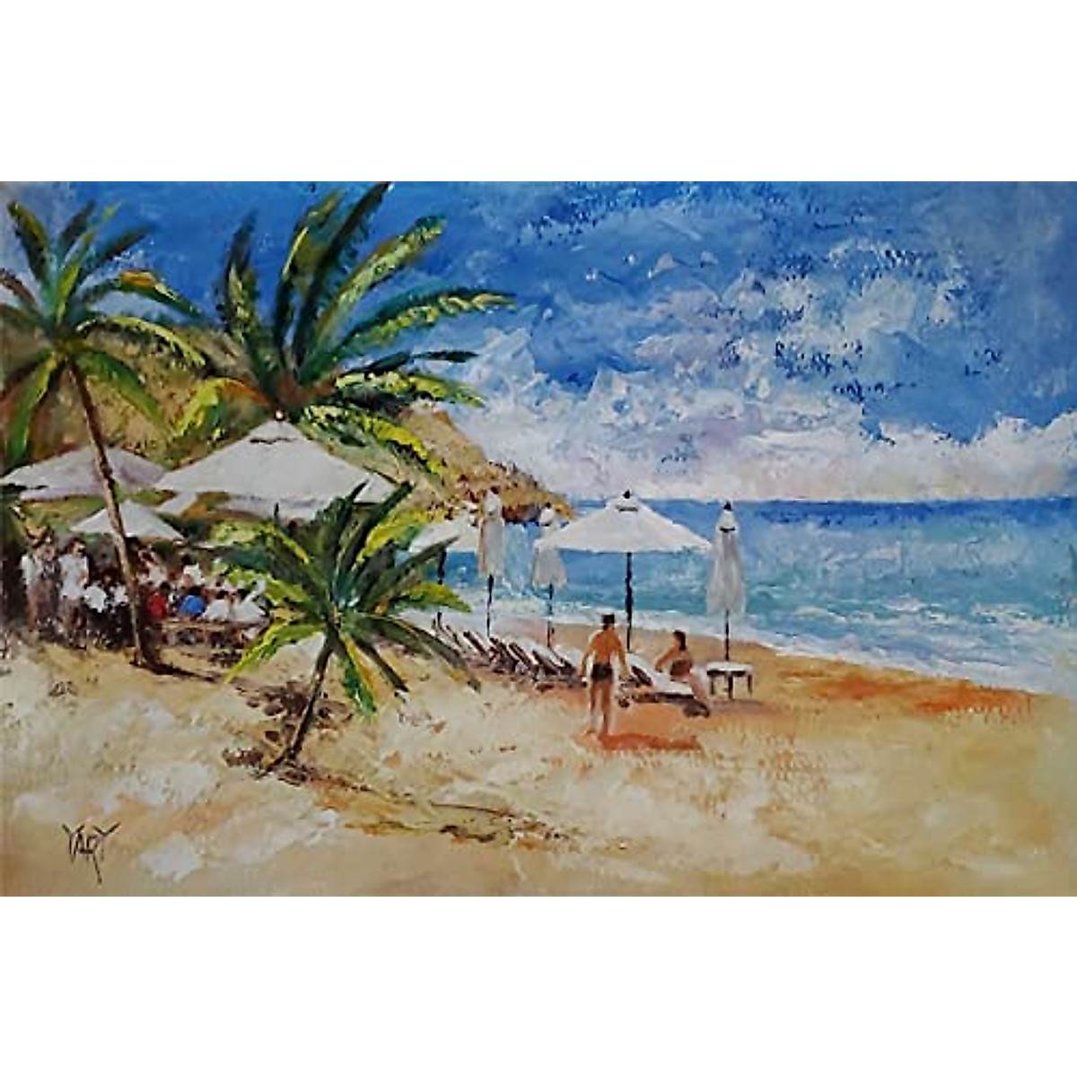 Saint Martin Caribbean, By Internationally Renowned Artist Yary Dluhos