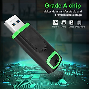 Vansuny 128GB USB 3.1 Flash Drive - 350MB/s, Super Speed Solid State USB Drive USB3.1 Gen 2 Thumb Drive USB Memory Stick Thumb Drive Jump Drive Pendrive