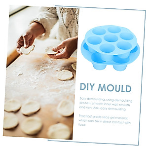 jojofuny 2pcs Air Fryer Mold Silicone Cake Baking Pans Silicone Chocolate Mold Silicone Cake Molds Baking Pans for Oven Donut Pans Frittatas Molds Baking Cup Mini