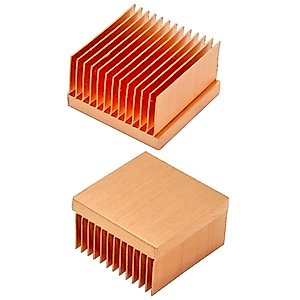 Pure Copper Heatsink 20x20x11mm / 0.79x0.79x0.43 inches for Electronic Chip Cooling