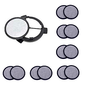 Xcivi 12 Pack Replacement Water Filter Discs for Mr. Coffee Coffee Maker, Activated Charcoal Water Purification Dics