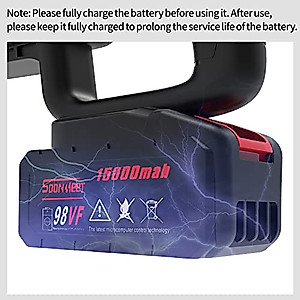 Cordless Pressure Washer, Max 950 PSI Portable Pressure Washer with 6-in-1 Adjustable Nozzle, Three-Speed Adjustable Portable Power Cleaner with Battery & Charger, Washing Cars/Fences/Siding（Black）