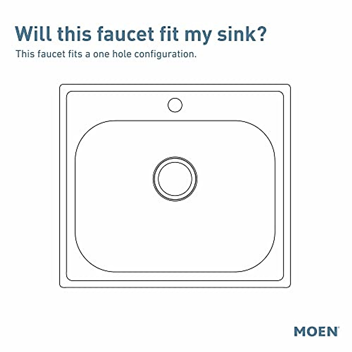 Moen Align Chrome One-Handle Pre-Rinse Spring Pulldown Kitchen Faucet with Pull Down Sprayer and Power Boost, Single Hole Kitchen Sink Faucet, 5923