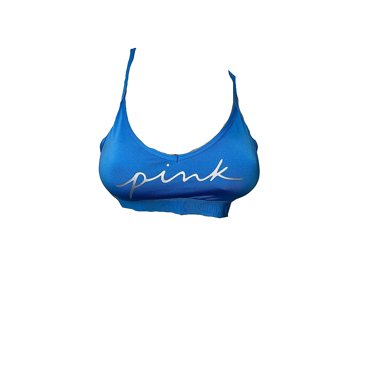 Victoria's Secret Pink Ultimate Sports Lightly Lined Bra Color Blue New (Large)