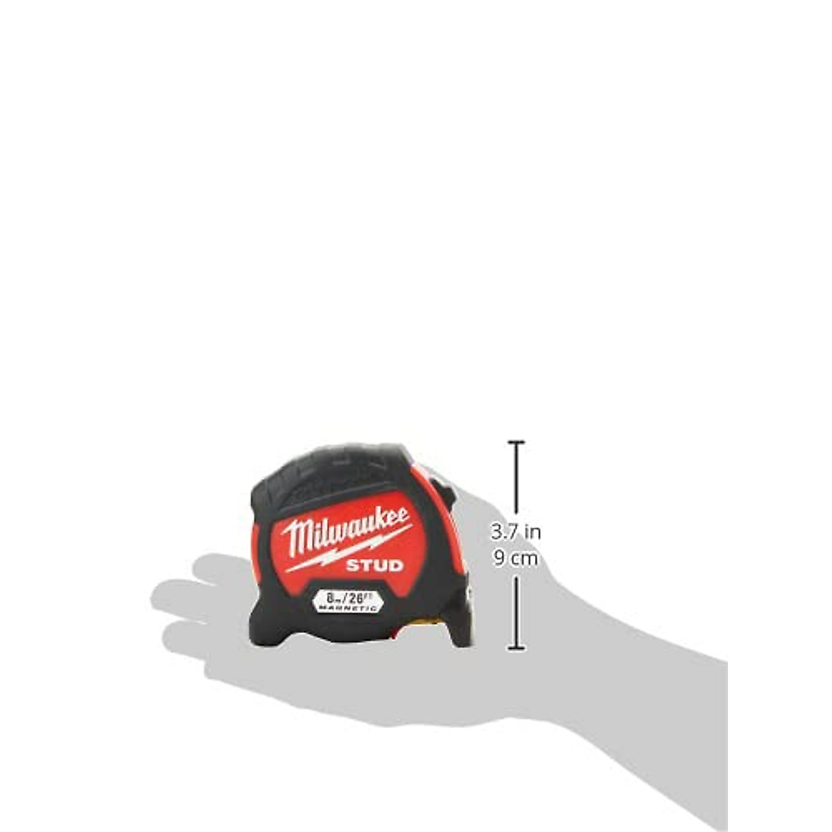Milwaukee 4932471629 Stud GEN 2 Magnetic Measure Tape Metric/Imperial 8m/26ft-4932471629