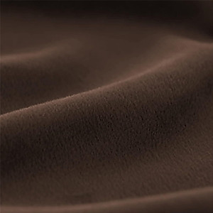 Set of 2 Velvet Stretch Armrest Covers for Chairs and Sofas Armchair Slipcover for Recliner Sofa Anti-Slip Soft Washable Sofa Arm Covers Protector,Coffee