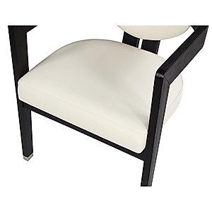 Best Master Furniture Ravenna Black Wood Dining Chair