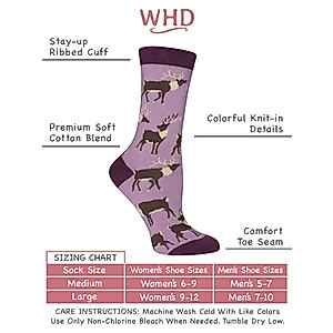 WHD Elk Socks (Purple, Medium)