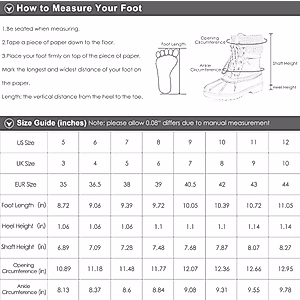 DREAM PAIRS Women's Mid Calf Waterproof Winter Snow Boots Monte,Size 10,Black,Monte_01