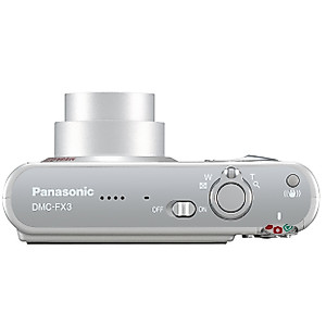 Panasonic DMC-FX3K 6MP Digital Camera with 3x Optical Image Stabilized Zoom (Black)