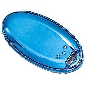 Lcyam Key Fob Cover for 3/4/5 Button Nissan Rogue Altima Maxima Sentra X Trail Patrol Murano Pathfinder Serena Kicks Armada Versa Accessories, Blue