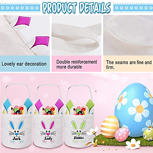 Personalized Easter Baskets for Girls Boys, Jocidea Custom Easter Baskets for Kids Personalized Easter Basket Easter Gifts Easter Basket Stuffers for Kids Easter Basket Toys — Blue