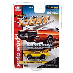Auto World Xtraction 1971 Plymouth Satellite HO Scale Slot Car