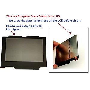 HISPEEDIDO for GBA SP Screen Mod Kits, LCD Backlit Backlight Display, IPS V2 Replacement Accessories Compatible with GBA SP Console (Need to weld one wire)