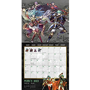 Fire Emblem 16-Month September 2022–December 2023 Wall Calendar