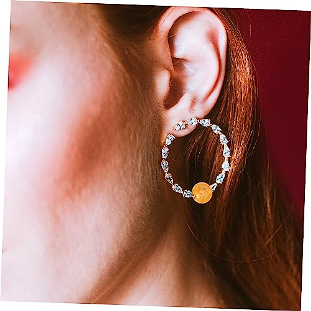 TEHAUX 40pcs Floral Glass Beads Jewelry Adult Craft Kits Choker Necklaces for Girls DIY Bead Charms Craft Making Loose Beads Glass Lampwork Beads Crystal Beads Loose Beads Materials