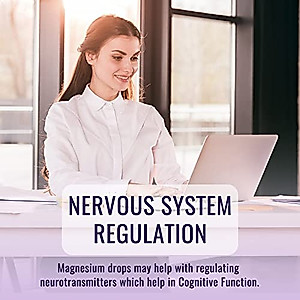 Magnesium Glycinate Supplement, Magnesium Liquid Drops with Magnesium Glycinate 500mg Sleep Aid Drops - Melatonin, Ashwagandha, L - Theanine - Support Stress Relief, Bone, Muscle, Mood Vegan
