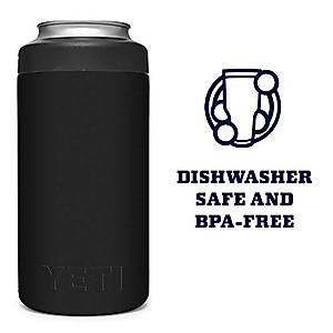 YETI Rambler 16 oz. Tall Can Insulator for Tallboys & Cans, Black (NO CAN INSERT)