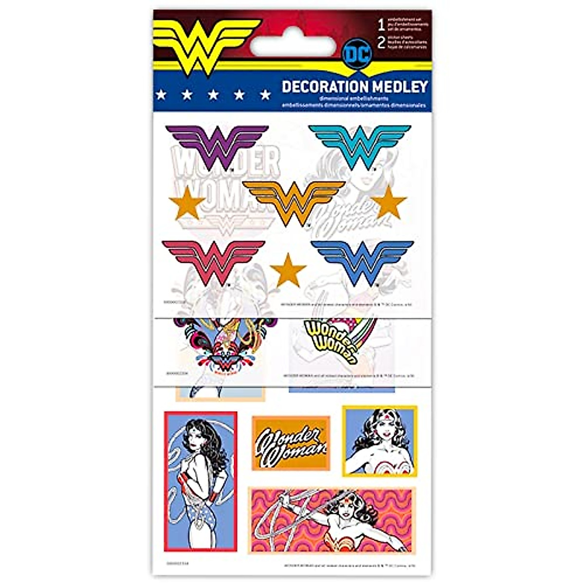 InkWorks Wonder Woman Gel Pens, 2 Count