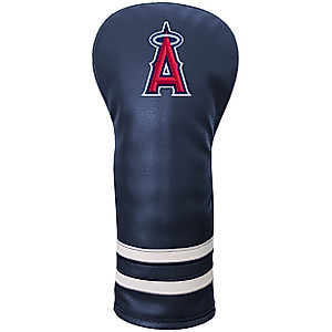 Team Golf MLB Los Angeles Angels Vintage Fairway Headcover (Color) - Printed Team Golf MLB Vintage Fairway Headcover (Printed), Fits All Fairway, Hybrid and Utility Clubs