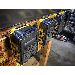 Battery Mount Adapter Dock Holder Compatible with Dewalt 20v Batteries.