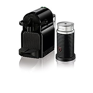 Nespresso Inissia Espresso Machine by De'Longhi with Milk Frother, 24 ounces, Black