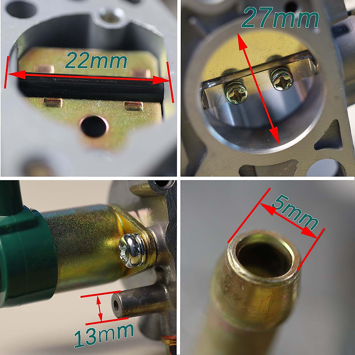 Carburetor Tune Up Kit for Honda Clone Champion Predator 6500 8750 9000 GX340 GX390 420cc Powered 5000 6500 7000 8000 7500 6250 9500 10000 Huayi P27-1 Gasoline Generator