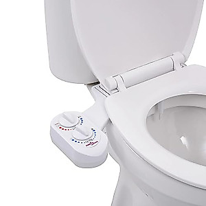 CUMYZO Bidet Toilet Seat Attachment Hot Cold Water Single Nozzle Hardware,Plumbing,Plumbing Fixture Hardware & Parts,Toilet & Bidet Accessories,Bidet Faucets & Sprayers