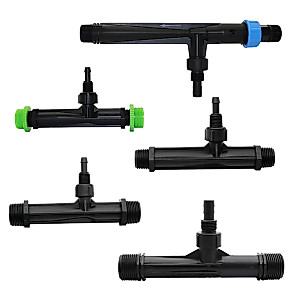 jweemax Irrigation Fertilizer Injectors, 1/2", 3/4", 1" Male Thread Agriculture Irrigation Automatic Fertilizer emitter