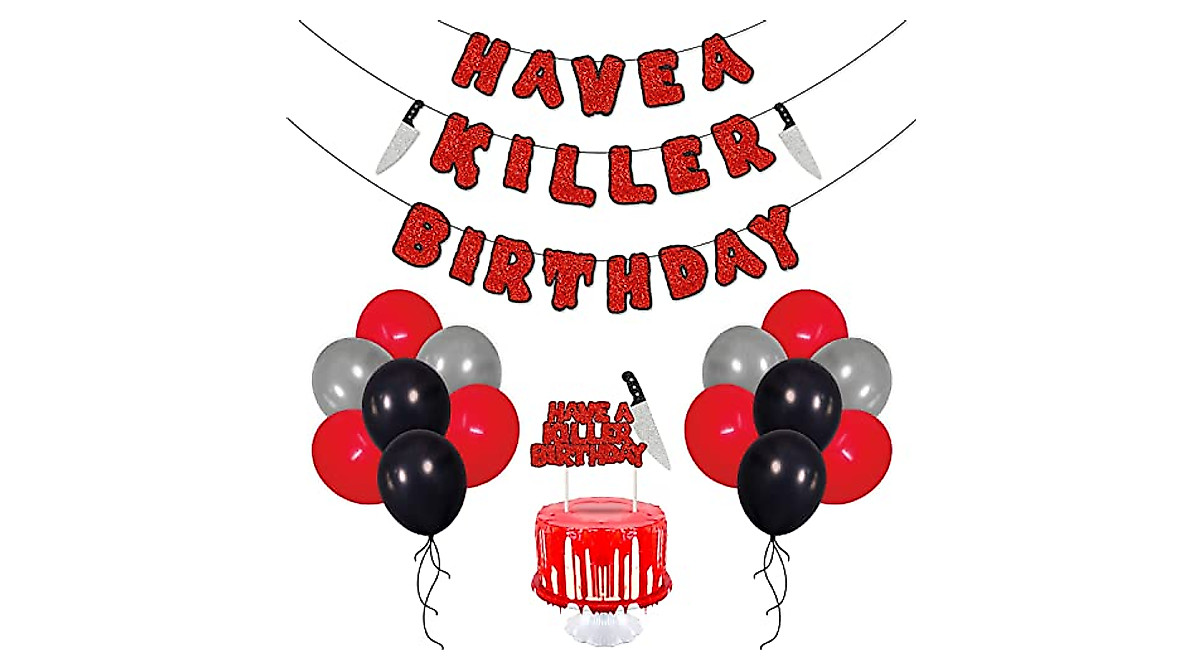 Horror Birthday Party Kit: Friday the 13th Decorations
