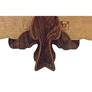 Armed Forces Army Custom Laser Crafted Three Dimensional Wooden Dog Tag Holder Plaque