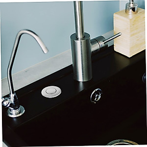 OSALADI 2 Sets Pneumatic Switch Garbage Disposal Parts Disposal Air Switches Controller Sink Waste Air Switch for Garbage Disposal Bathtub Parts Food Stainless Steel Start Switch