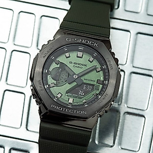 G-Shock CasiOak GM2100B Series 3A_Green/Black