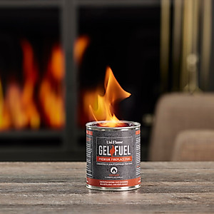 Uniflame - Gel Fuel, Premium Fireplace Fuel (24 Pack) | 24 13oz Cans
