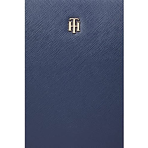 Tommy Hilfiger Beth II Convertible Satchel Saffiano PVC Tommy Navy One Size