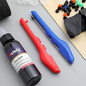 Solong 2PCS Tattoo Poke a Stick Tattoo Kit Hand Stick n Tattoo Poke Pen Set with Tattoo Ink Gloves Tattoo Needles GK803TN01-US