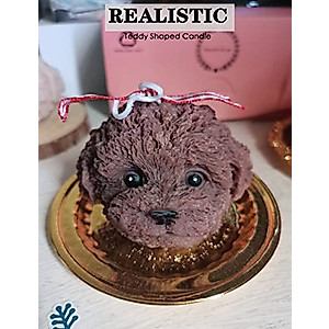 Tedddy Shaped Scented Candles for Home Scented Home Decor,Womens Birthday Gifts,Bridesmaid Gifts