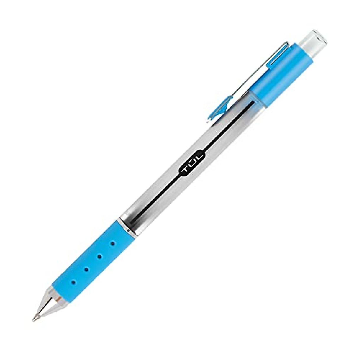 TUL Retractable Gel Pens, Bullet Point, 0.5 mm, Gray Barrel, Assorted Bright Ink Colors, Pack Of 8