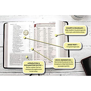 NIV, Life Application Study Bible, Third Edition, Personal Size, Leathersoft, Brown, Red Letter