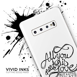 DesignSkinz Love and Chocolate Protective Vinyl Decal Wrap Skin Cover Compatible with The Samsung Galaxy S20 (Screen Trim & Back Glass Skin)