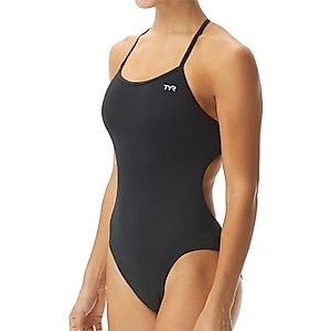 TYR Women's Durafast One Trinityfit Swimsuit, Black, 34