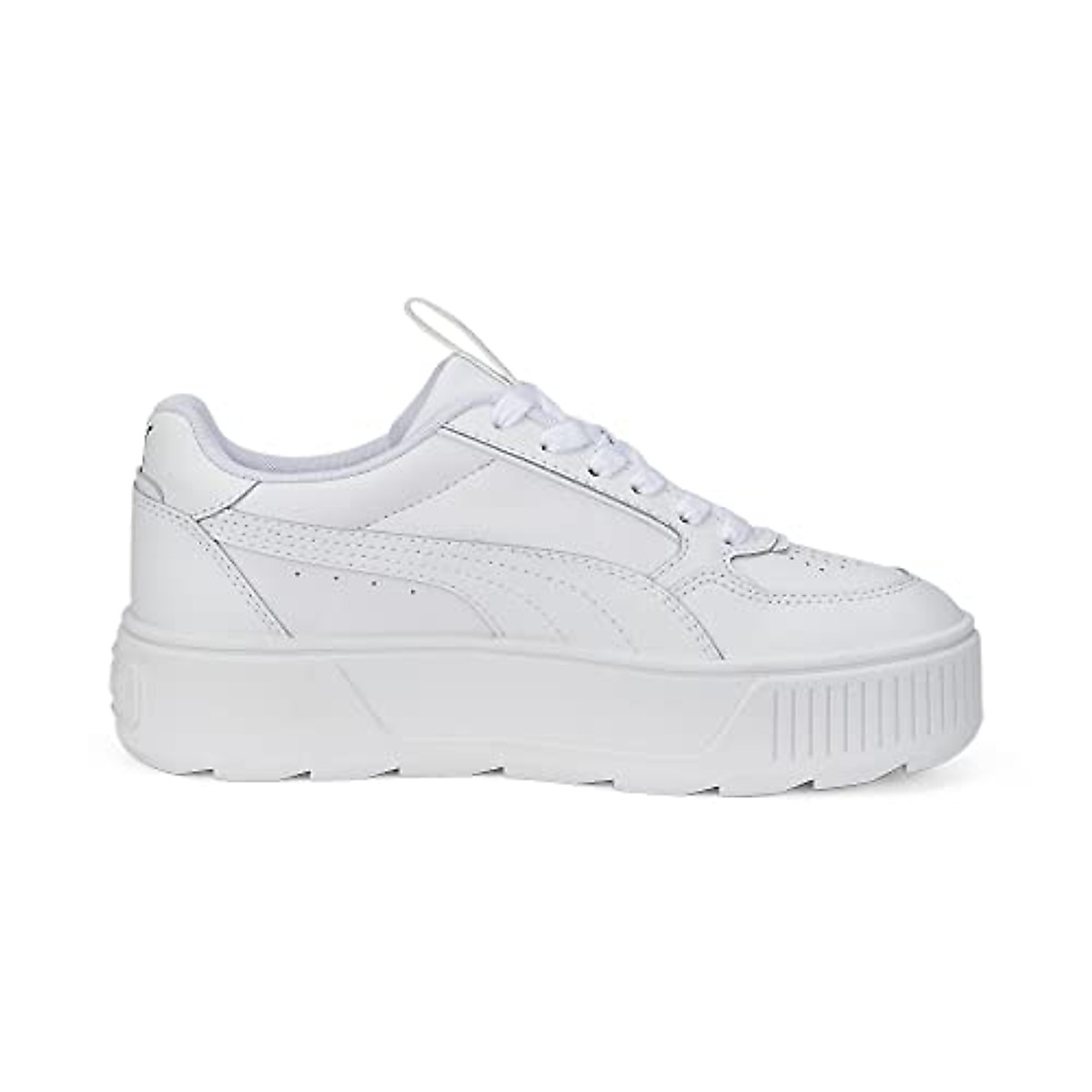 PUMA Womens Karmen Rebelle Sneaker, Womens White Womens White, 7