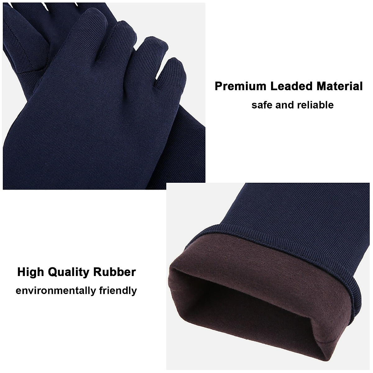 X-Ray Radiation Protection Leaded Hand Cover for MRI, CT, Dentistry, Clinics, Veterinary Hand Safe Shield Supplies, 1Pcs (0.35mmpb)