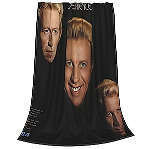 Flannel Blanket Porter Wagoner Soft Lightweight Throw Blanket Warm Durable Sofa Couch Decor Beding 50"X40"