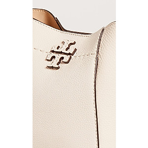 Tory Burch Women's Small McGraw Bucket Bag, Brie, Off White, One Size