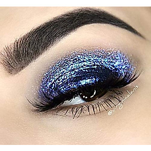 Flower Beauty Warrior Glitter Liquid Eyeshadow Long-Lasting High Impact Shimmer for Eyes CrueltyFree Makeup, Poison, 0.135 Ounce