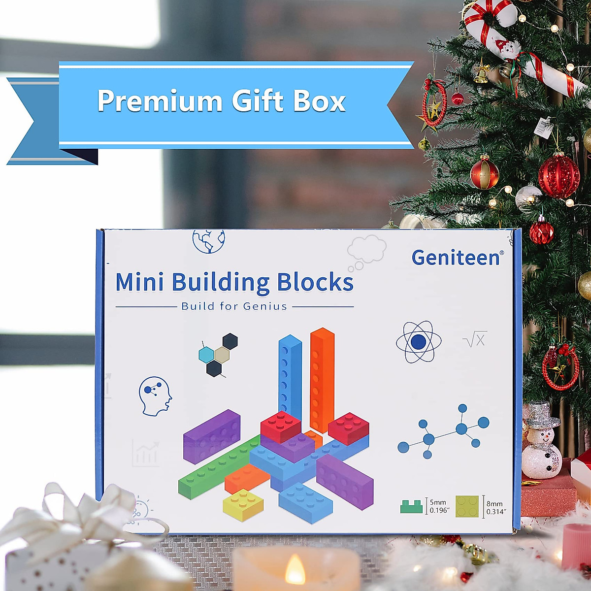 Geniteen Micro Mini Blocks Smolny Cathedral Model Building Blocks Set Architecture Model Mini Building Blocks Gifts for Adult