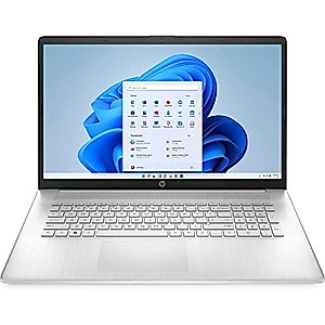 HP Laptop 17-CP1035CL 17.3" HD Plus Touchscreen Display, AMD Ryzen 5 5625U, AMD Radeon Graphics, 12 GB DDR4 RAM, 1 TB HDD Storage, Windows 11 Home (Renewed)
