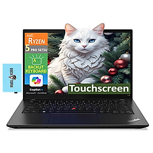Lenovo ThinkPad L14 14.0" 60Hz Touchscreen FHD IPS Business Laptop (Intel i5-1135G7 4-Core, 32GB RAM, 1TB PCIe SSD, Intel Iris Xe, Killer WiFi 6E, Bluetooth 5.3, Webcam, HDMI, Win 10 Pro) with Hub